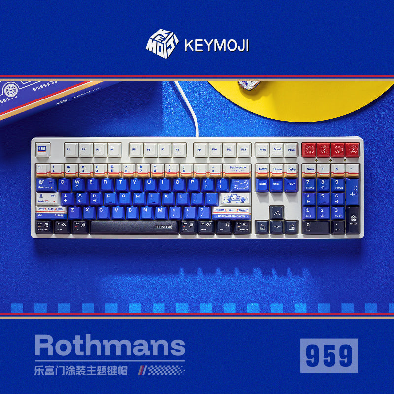 959 Rothmans Livery Themed Keycap Set – KEYMOJI STUDIO